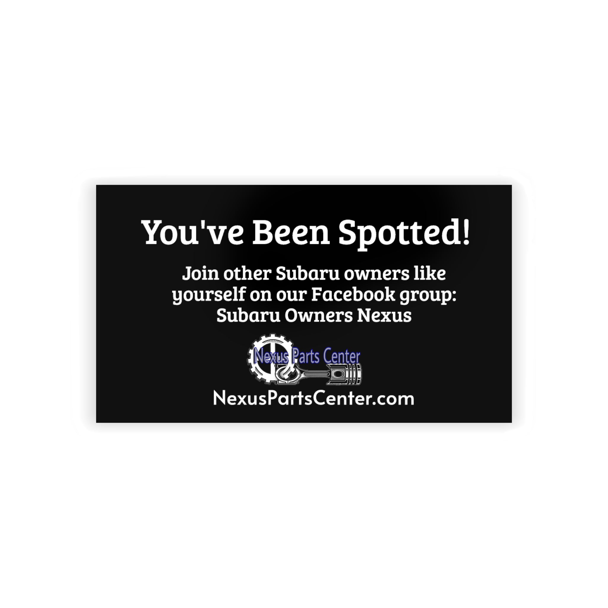 You've Been Spotted Cards – Nexus Parts Center